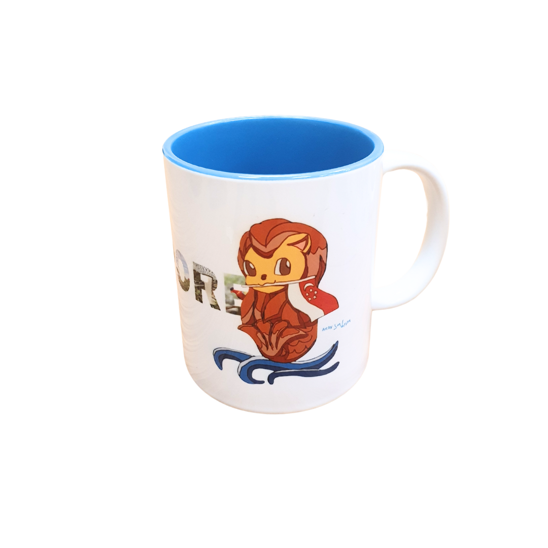 Merlion Singapore Comic Mug - Unique Design